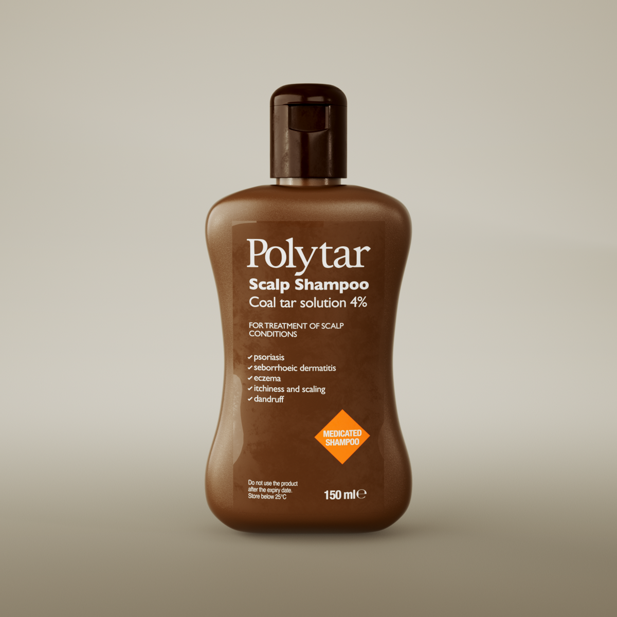 Polytar Medicated Scalp Shampoo